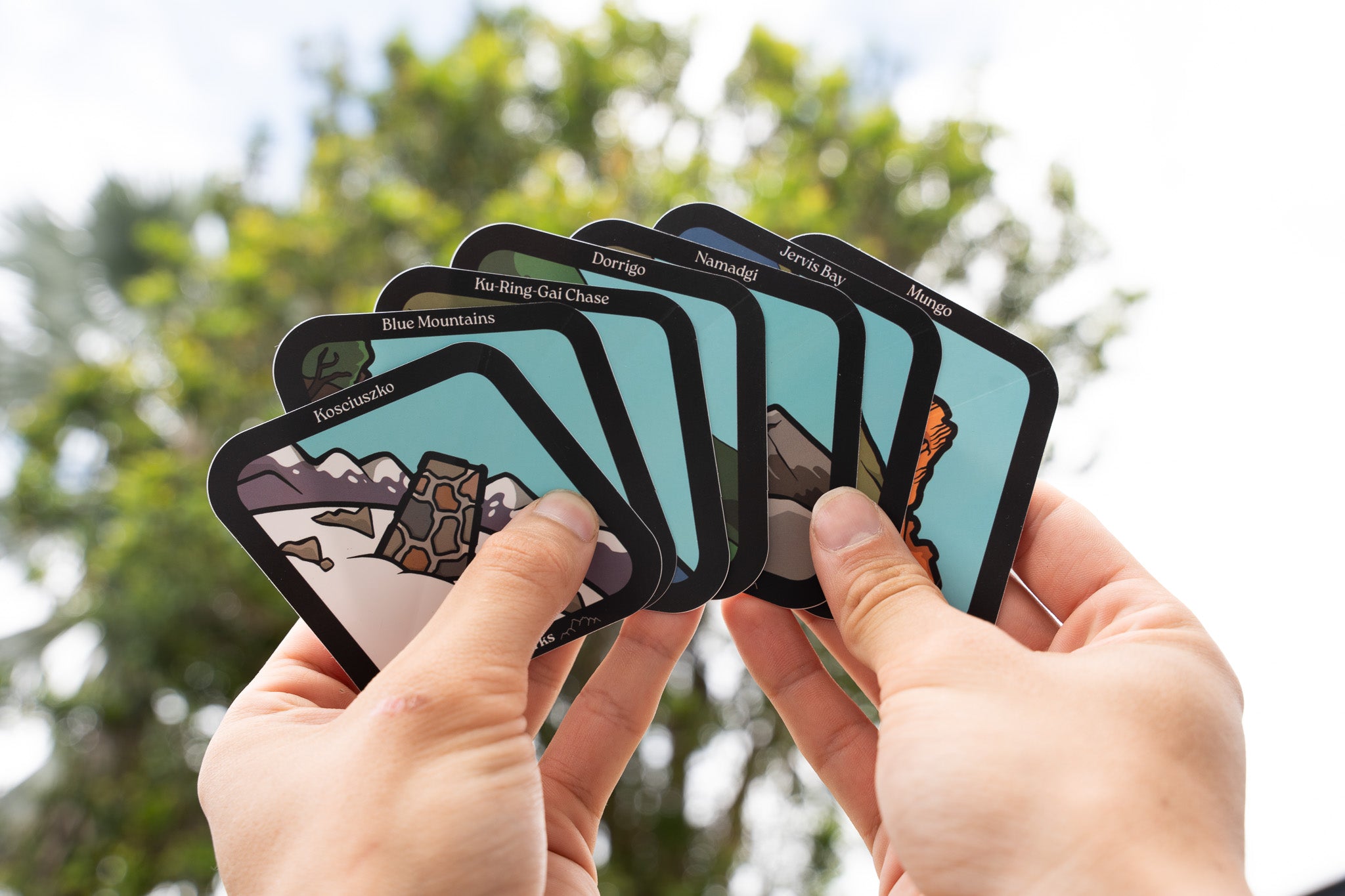 State Bundle - Aus Park Weatherproof Stickers – Endless Parks