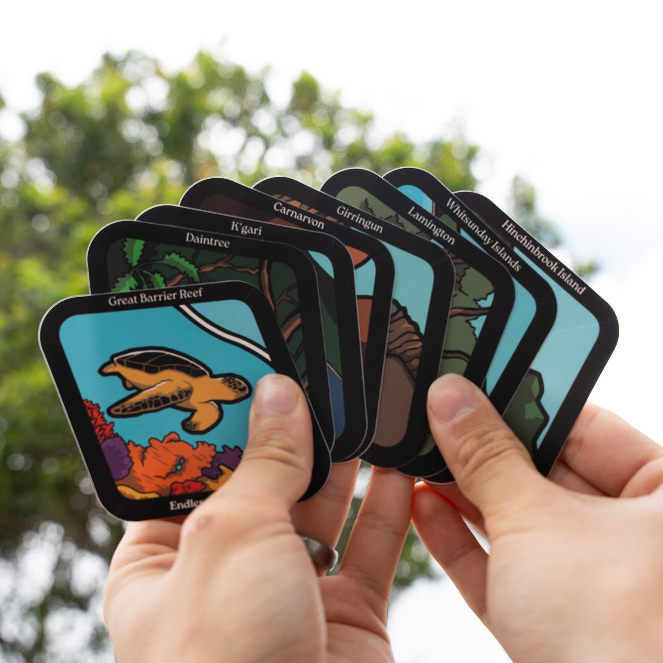 State Bundle - Aus Park Weatherproof Stickers – Endless Parks